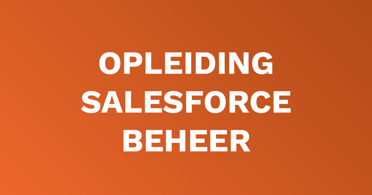Salesforce Beheer | Mysolution Recruitment | Mysolution Academy